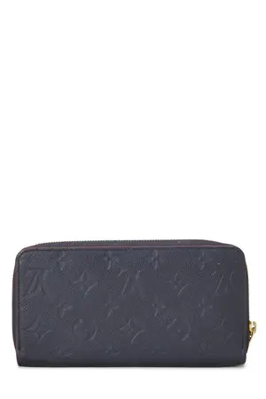 LOUIS VUITTON Bleu Infini Monogram Empreinte Secret Wallet - Navy