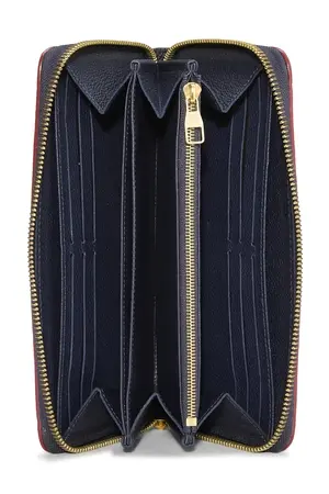 LOUIS VUITTON Bleu Infini Monogram Empreinte Secret Wallet - Navy
