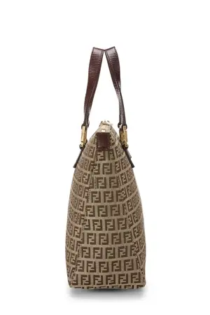 Fendi Zucchino Tote - Brown