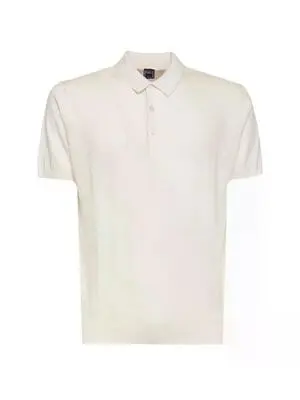 Fedeli Gabriel Giza Three-button Classic Polo Shirt - Neutrals