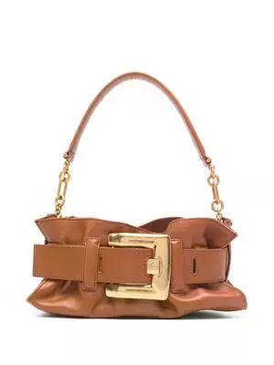 Balmain Buckle-chain Leather Tote