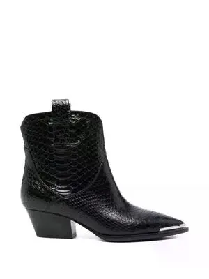 ADRIANNA FERETTI Snake-pattern Boots