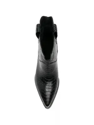 ADRIANNA FERETTI Snake-pattern Boots