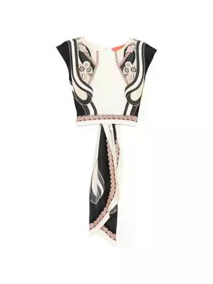 La DoubleJ Graphic-print Top