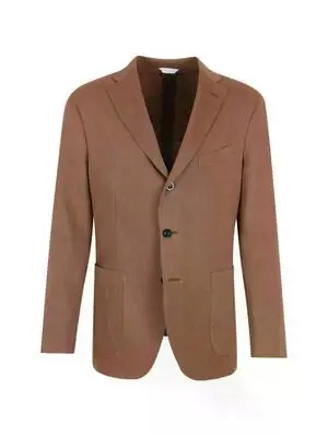 Boglioli Buttoned Blazer - Brown