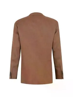 Boglioli Buttoned Blazer - Brown