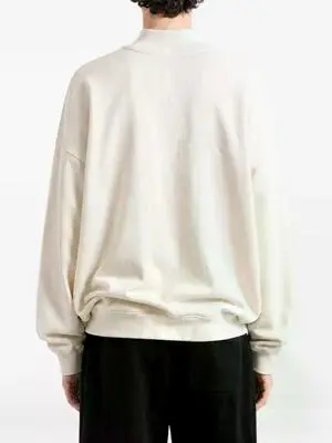 WILLY CHAVARRIA Gilroy Crew-neck Sweatshirt - White