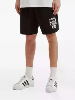CHOCOOLATE Patch-pocket Track Shorts - Black