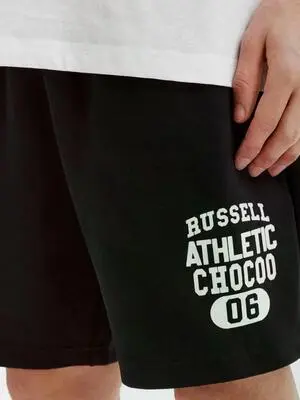 CHOCOOLATE Patch-pocket Track Shorts - Black