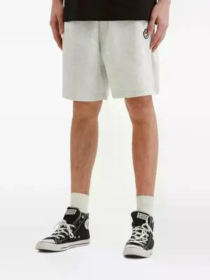CHOCOOLATE Bear-motif Track Shorts - Grey