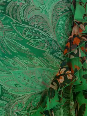 Etro Paisley-print Silk Skirt