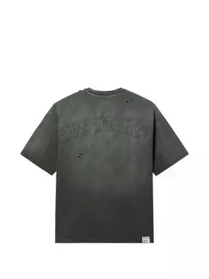 Izzue Distressed Crew-neck T-shirt