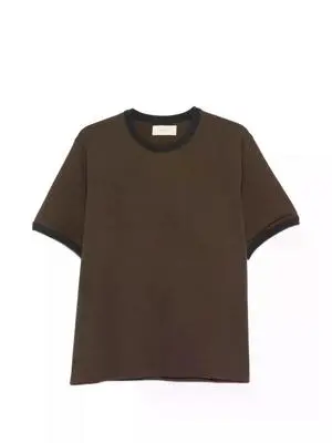JEANERICA Contrast-trim T-shirt