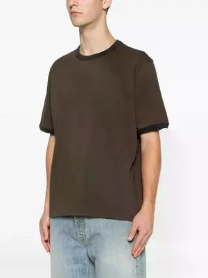 JEANERICA Contrast-trim T-shirt