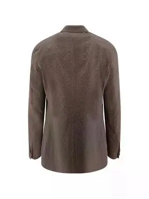 Tagliatore Seersucker-textured Jacket