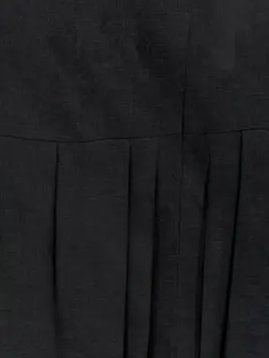 SEMICOUTURE Pleated Midi Dress - Black