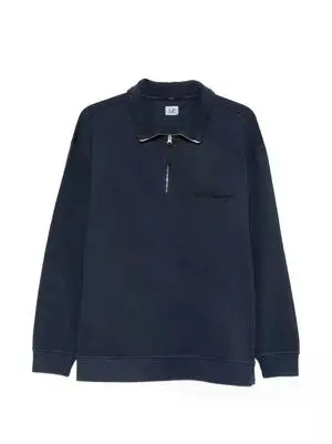 C.P. COMPANY Zip-fastening Sweatshirt - Blue