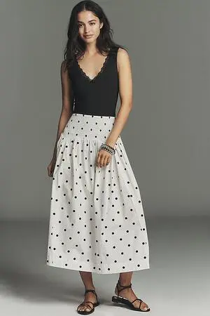 Anthropologie Lace-trim Bodysuit