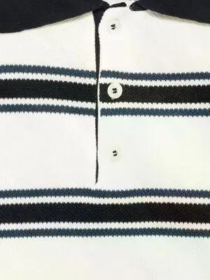DUNST Striped Short-sleeve Polo Shirt