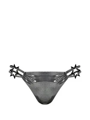 MISBHV Star Appliqué Bikini Bottom - Silver
