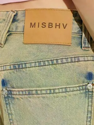 MISBHV Wide-leg Washed Denim Trousers