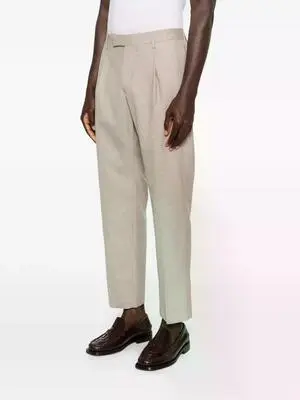 GREYED Albert Pleated Trousers - Neutrals
