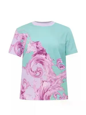 Versace Graphic Print Crewneck T-shirt
