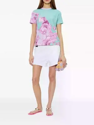 Versace Graphic Print Crewneck T-shirt