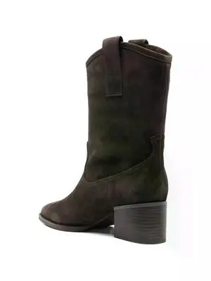 ADRIANNA FERETTI Suede Cowboy Boots