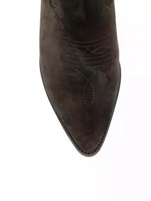 ADRIANNA FERETTI Suede Cowboy Boots