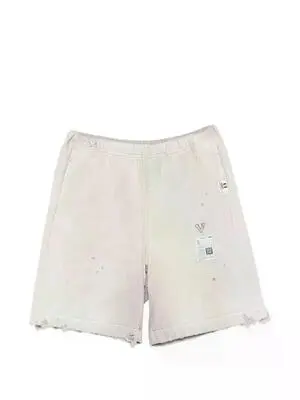 Mihara Yasuhiro Distressed Raw-cut Shorts