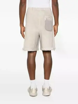 Mihara Yasuhiro Distressed Raw-cut Shorts