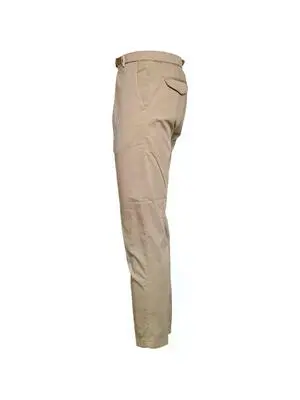 WHITE SAND Drawstring Satin Trousers - Neutrals