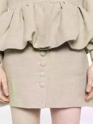 LIBEROWE Buttoned Mini Skirt