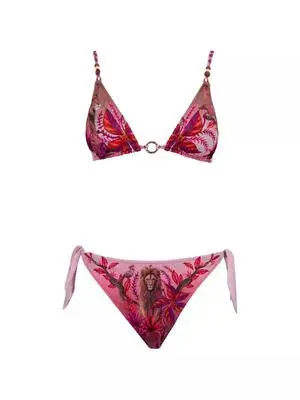 PIN-UP STARS Floral-print Bikini - Pink