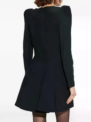 Alexander McQueen Mini Long-sleeve Dress - Black