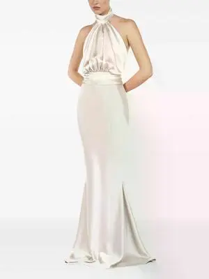 ALEXIA & ANTONIA Bias-cut Maxi Skirt