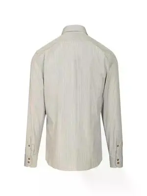 VIVIENNE WESTWOOD Ghost Pinstripe-logo Shirt
