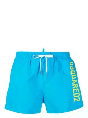 Dsquared2 Logo-print Swim Shorts - Blue