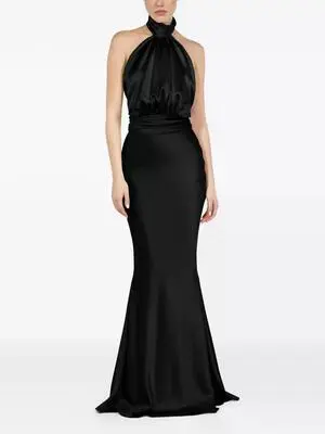 ALEXIA & ANTONIA Bias-cut Maxi Skirt