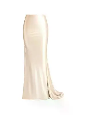 ALEXIA & ANTONIA Bias-cut Maxi Skirt