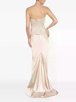 ALEXIA & ANTONIA Bias-cut Maxi Skirt