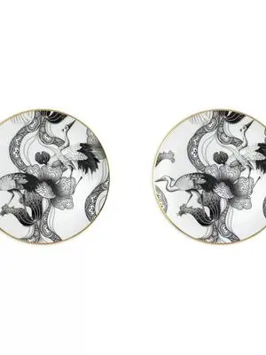 SIMONE GUIDARELLI HOME Wings Of Water Plate Set - White
