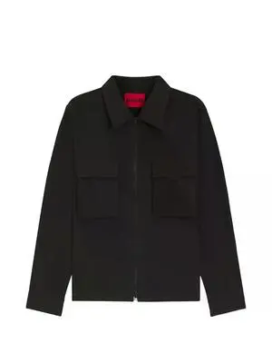 BOSS Patch Pockets Cotton Shirt