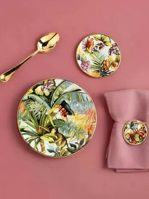 SIMONE GUIDARELLI HOME Jungle Dessert Plate