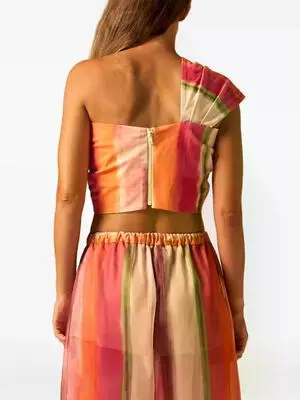 JBQ Camelia Gathered One-shoulder Top