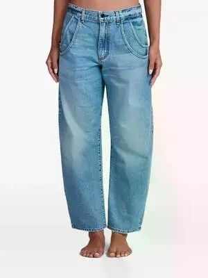 ASKK NY Lenox Pocket Wide Leg Denim Jeans