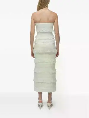 Simkhai Cairo Fringed Tube Top