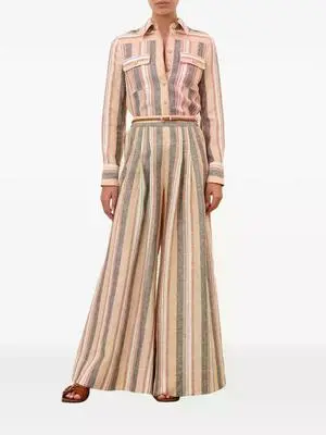 Zimmermann Wanderlust Striped Trousers
