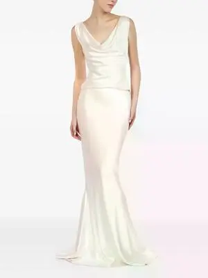 ALEXIA & ANTONIA Flared Maxi Skirt